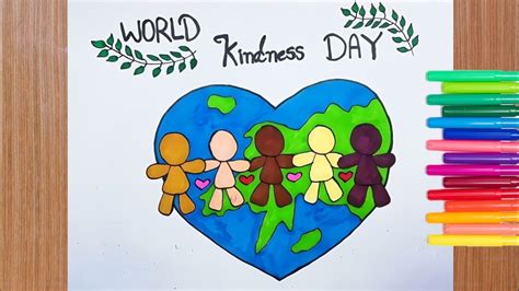 World Kindness Day Drawing Easy How To Draw Kindness Day Poster