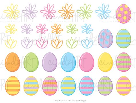 Cute Easter Spring Commercial Use Clipart Happy Easter Clip Art Easter