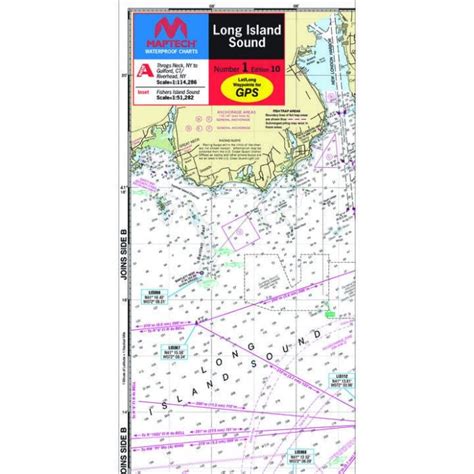 Maptech Folding Waterproof Chart Long Island Sound Wpc001 10