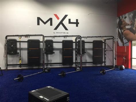 Matrix Mx4 Utilized In A Large Setting W Sporttech Fitness Blue Turf