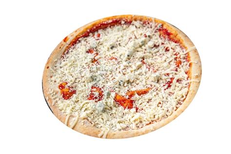 Premium Photo Raw Pizza Four Cheeses Parmezan Mozzarella Emmental