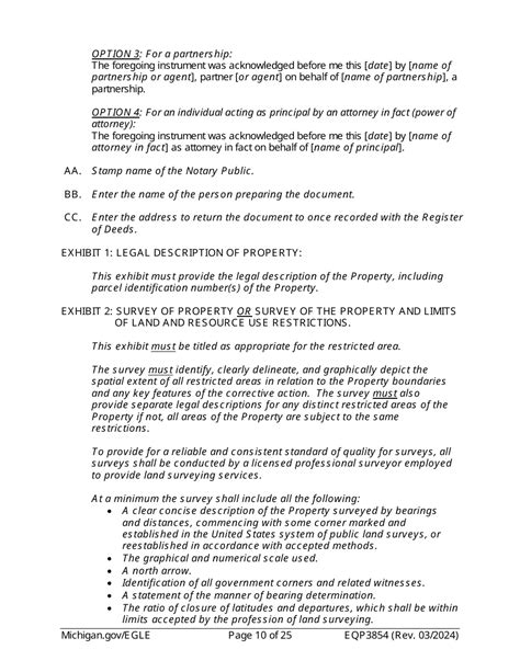 Form Eqp3854 Download Printable Pdf Or Fill Online Declaration Of Restrictive Covenant Part 213