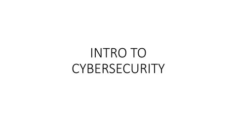 Cyber Security Introductionpptx