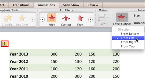 fake animate tables in powerpoint 2011 for mac
