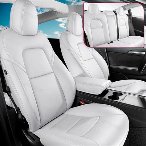 Evbase Custom Seat Covers Nappa Leather Interior Accessories For Tesla
