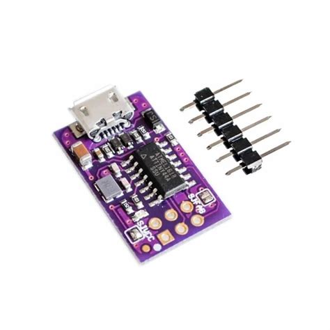 Micro Usb Tiny Avr Isp Attiny44 Programmer Shop4makers Maroc