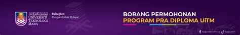 Borang Permohonan Program Pra Diploma Uitm