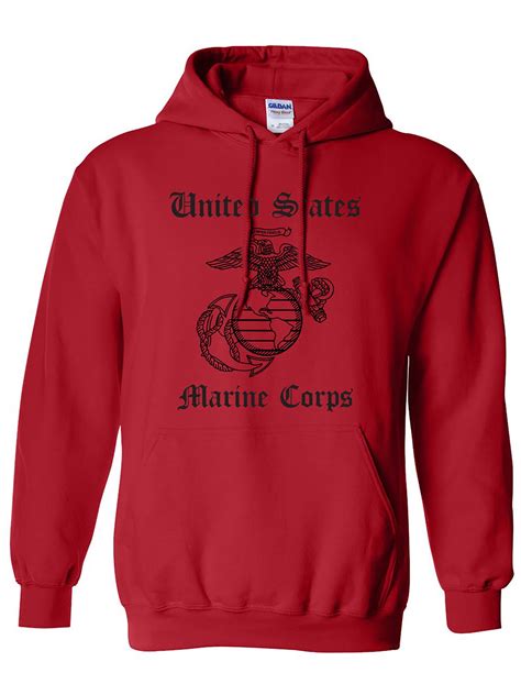 United States Marine Corps Adult Hooded Sweatshirt