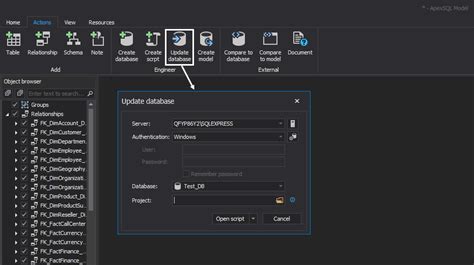 Apexsql Model 2019 Screen Shot Tour
