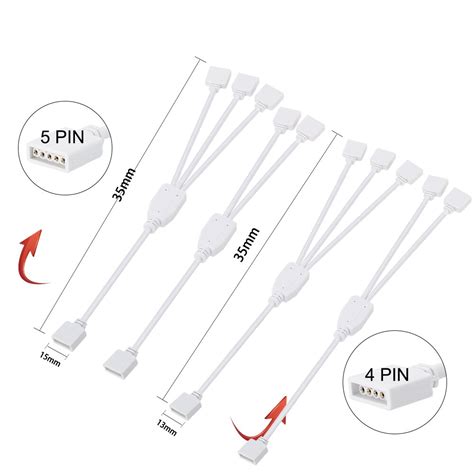 4 Pin 5 Pin Wire Connector 1 To 2 1 To 3 1 To 10 F Vicedeal