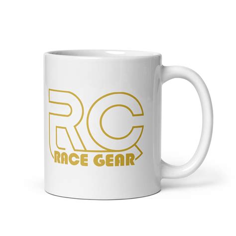 White Glossy Mug Rc Race Gear