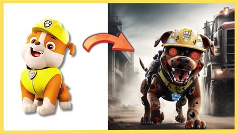 Paw Patrol As Scary Dogs All Characters 👉 Animationtransform Youtube