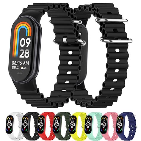 Ocean Soft Silicone Strap For Xiaomi Mi Band Smartwatch Bracelet Miband Sport Wrist