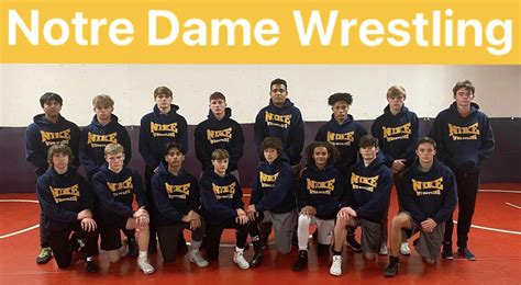 The Notre Dame West Burlington Hs Wrestling Team Is Having A Dominant