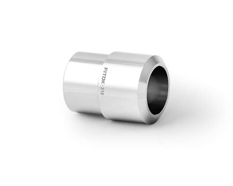 316 Ss Weld Fitting Pipe Butt Weld To Tube Socket Weld Adapter Nps 3 4 Butt Weld × 1 2 Tube