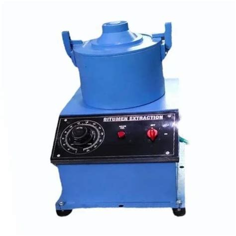Mild Steel Electrically Operated Bitumen Extractor For Slump Testing Capacity 3000gm At