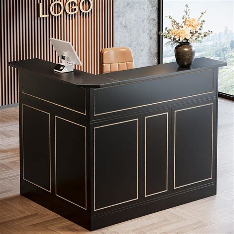 Tribesigns Reception Desk With Storage Shelves Philippines Ubuy