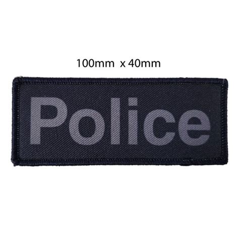 Subdued Police Velcro Patch