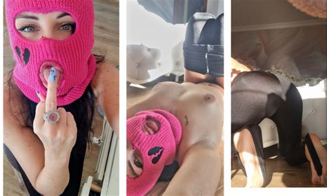 Sweetcat09 Robber Mask And Leggings Tease Tits Out Manyvids