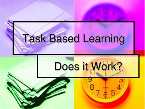 ppt task based learning powerpoint presentation free download id