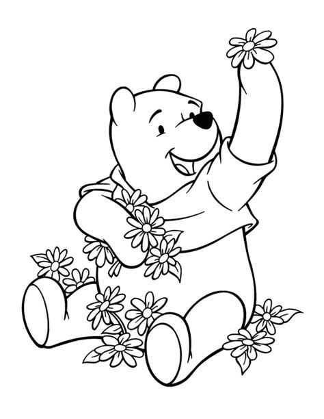 Dibujos De Winnie Pooh Para Colorear Wonder Day — Dibujos Para