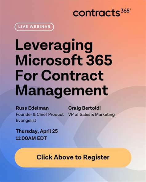 Contractmanagement Contracts 365