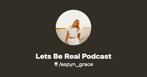 Lets Be Real Podcast Linktree