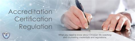 Accreditation Certification And Regulation In Christian Coaching And Counseling