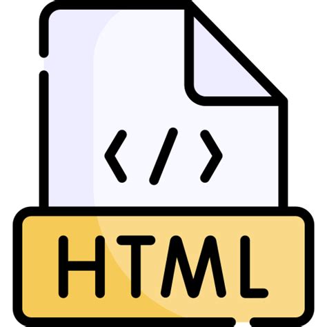 Html Flat Icon
