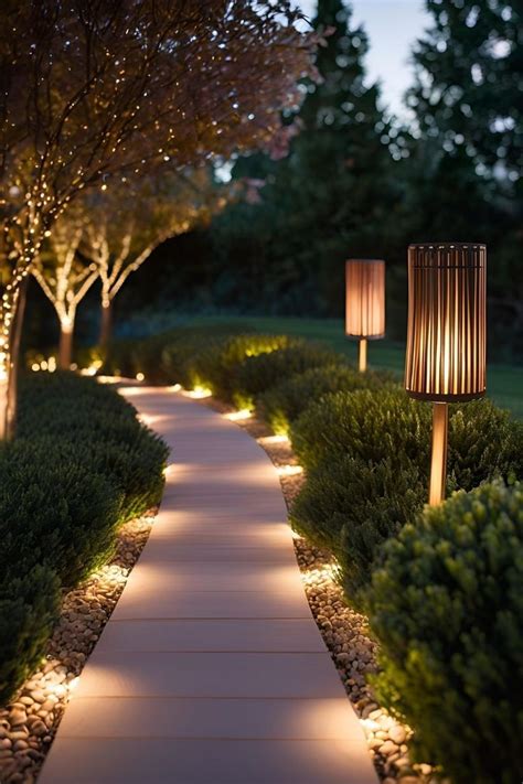 Enhance Your Walkway With Integrated Lighting For A Magical Glow Path