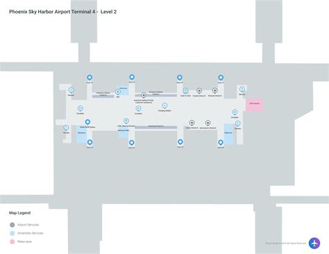 Phoenix Sky Harbor Airport Phx Maps