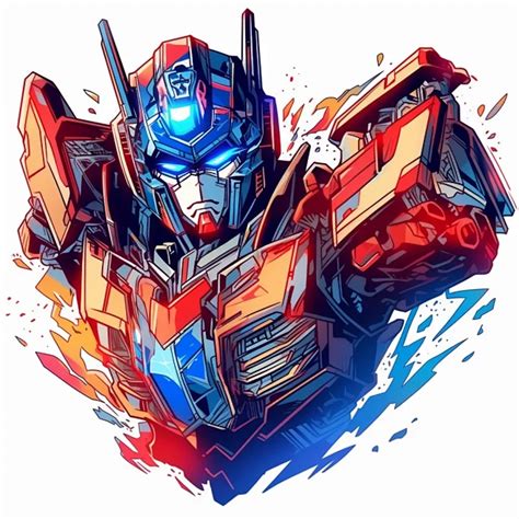 每日制作一款新头像 擎天柱 花瓣网