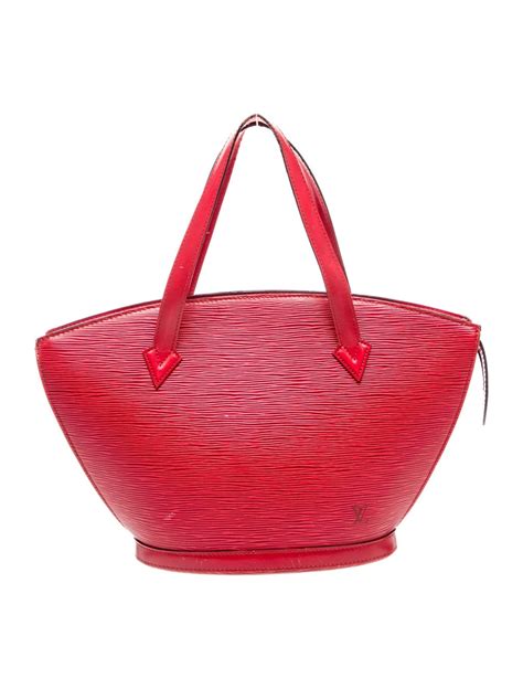 Louis Vuitton Lv Monogram Saint Jacques Pm Vintage Red Handle Bags