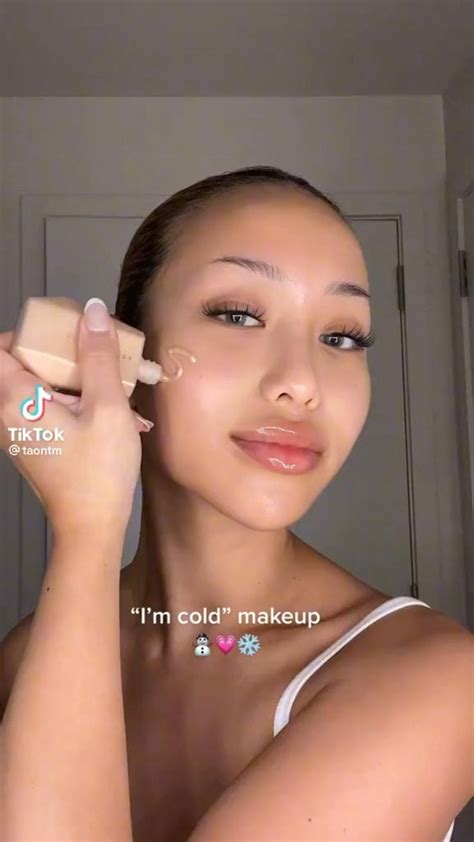 Cold Girl Makeup 💖 💄 Makeup Routine Makeup Inspiration Winter Makeup