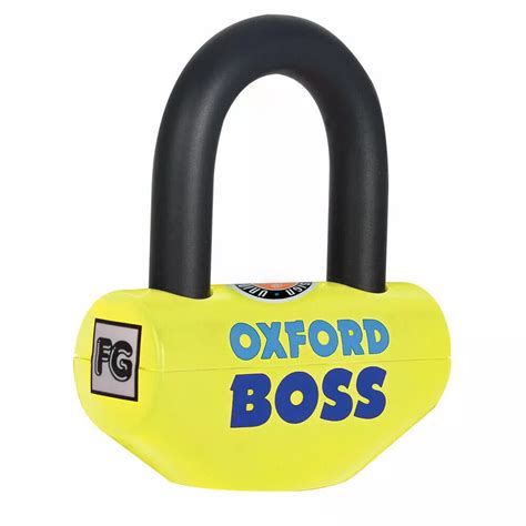 Oxford Products Boss Disc Lock Yellow Next Working Day Delivery J