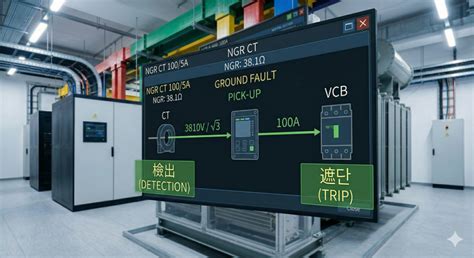 Ngr중성점 접지 저항기 설계 메커니즘과 지락 보호 시퀀스 분석 Voltmaster Ai