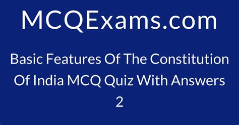 Mcq Questions For Class 11 Commerce Legal Studies Basic Features Of The