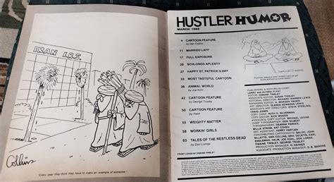 Uncle Sam Hustler Humor March 1985 Adult Animation Pictorials 4722043033