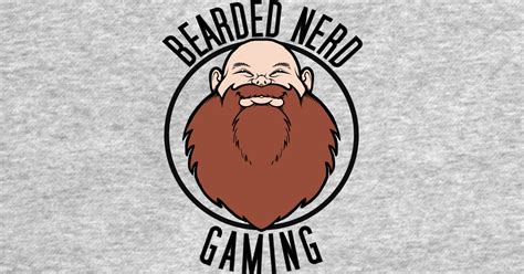 Bearded Nerd Gaming Logo Beardednerdgaming T Shirt Teepublic