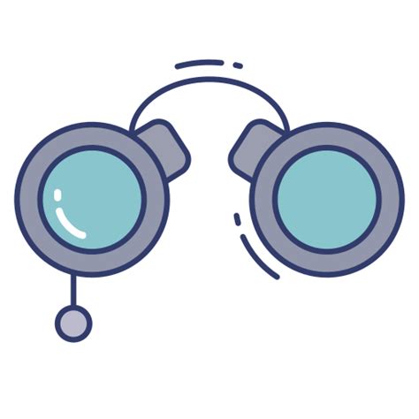 Testing Glasses Dinosoft Lineal Color Icon