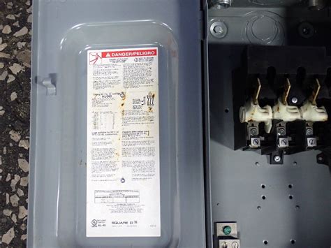 Square D 60a 600v Safety Switch Hgr 24