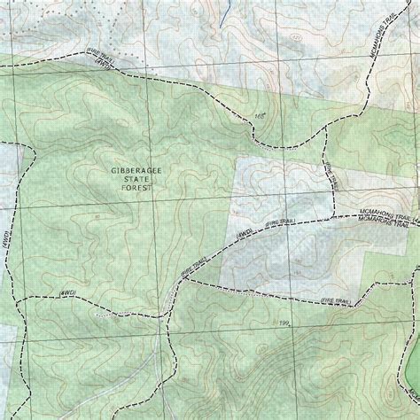 Getlost Map 9539 3n Banyabba Nsw Topographic Map V15 125000 By