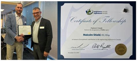 Im Honoured To Have Been Recognized As A Fellow Of Engineers Canada In