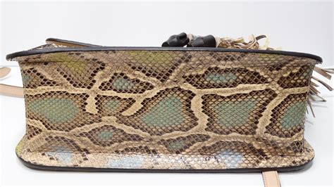 Gucci Python Tassel Crossbody Bag For Sale At 1stdibs Gucci Tassel