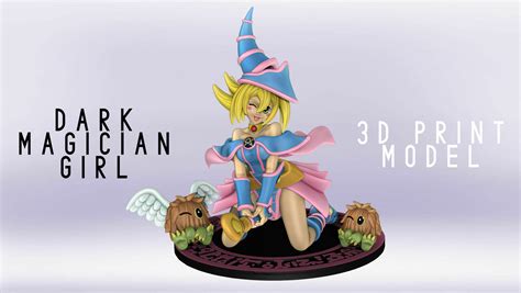 Stl File Dark Magician Girl Nsfw 👧・3d Printable Design To Download・cults