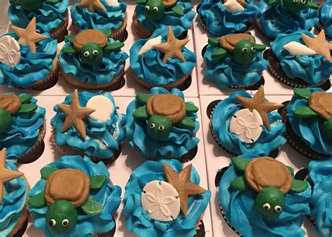 Under The Sea Cupcakes Sea Cupcakes Cupcakes Desserts