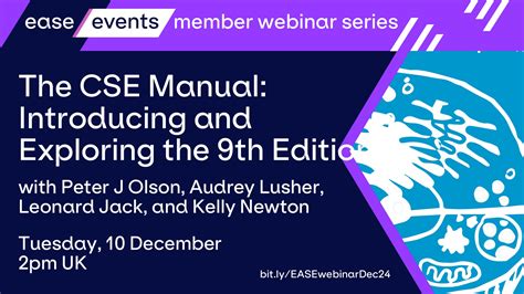Ease Webinar The Cse Manual Introducing And Exploring The 9th Edition