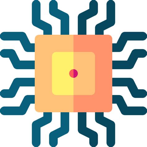 Microchip Basic Rounded Flat Icon