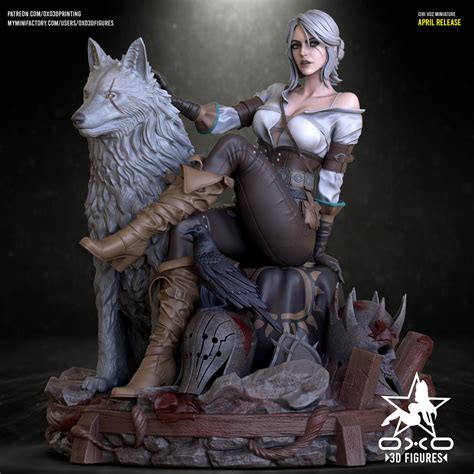 ♀️ Ciri V02 From Witcher・ 3d File For 3d Printing・cults
