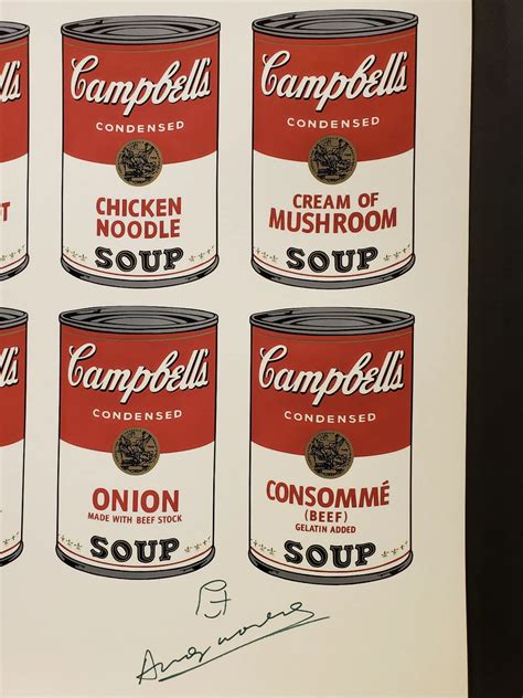 Andy Warhol Soup Cans Pop Art